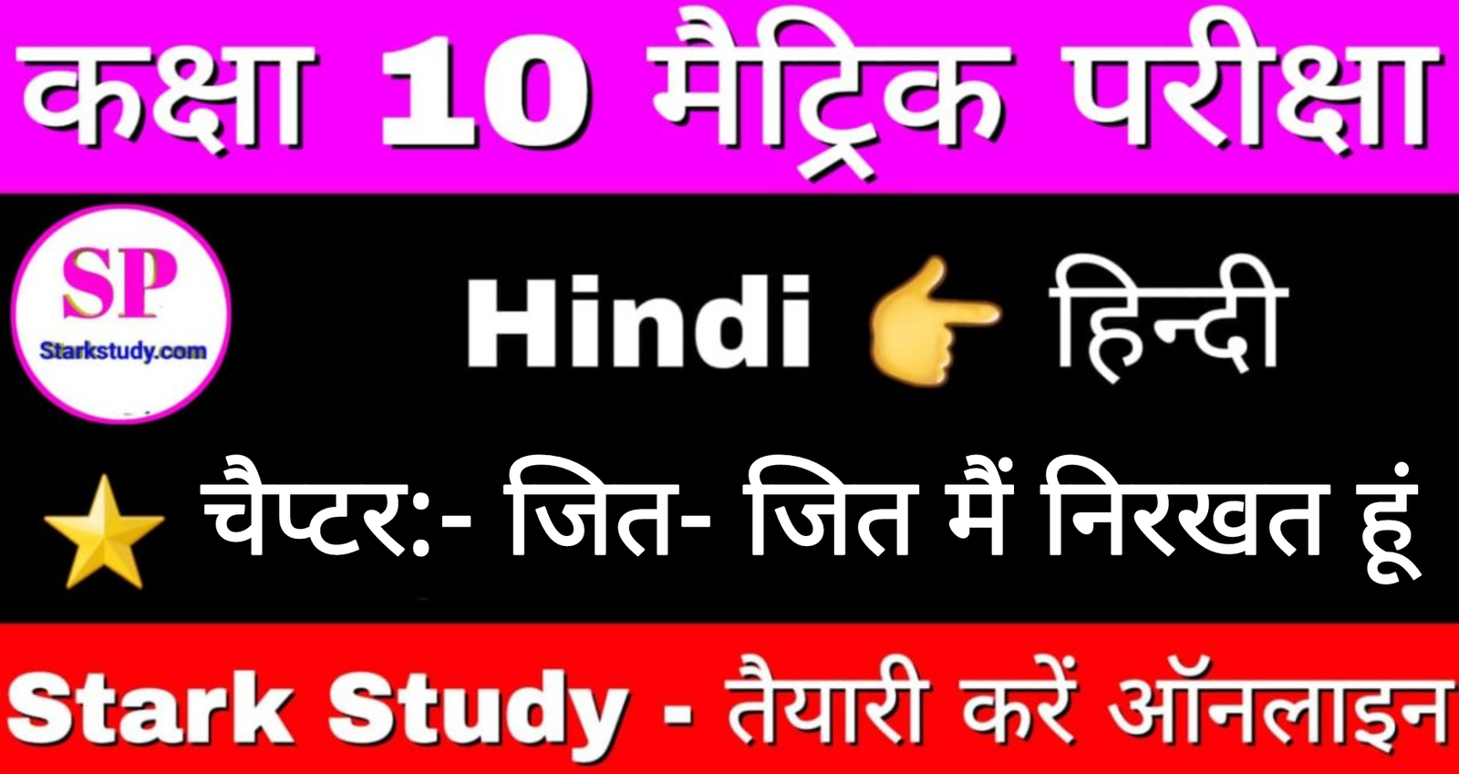 Class 10th Hindi Jit - Jit Main Nirkhat Hun Chapter Objective Question | कक्षा 10वीं हिन्दी ...